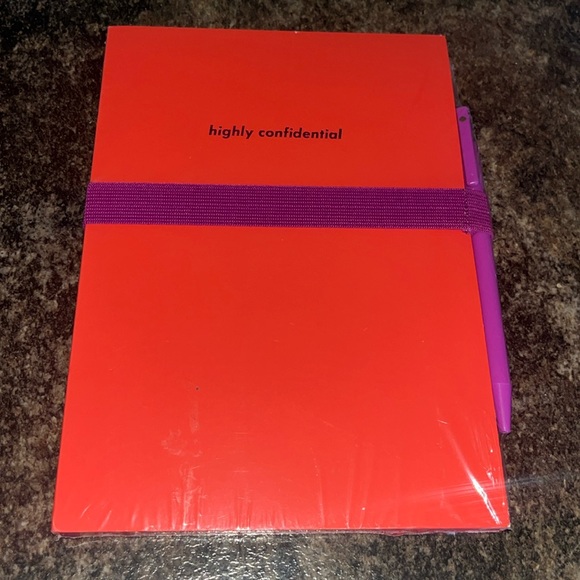 kate spade | Office | Kate Spade Highly Confidential Notebook With Pen ...